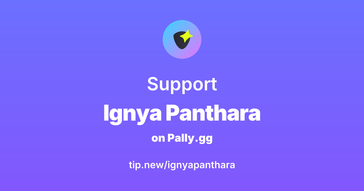 Send a tip to Ignya Panthara | Pally.gg - Where creators and their ...