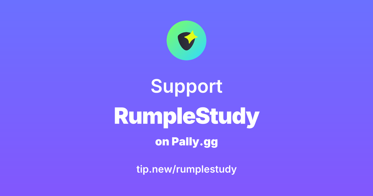 Send a tip to Rumple's MOD's Tip Page! | Pally.gg - Where creators and ...