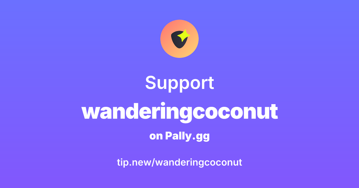 Send a tip to Coconut's Tip Page | Pally.gg - Where creators and their teams get paid